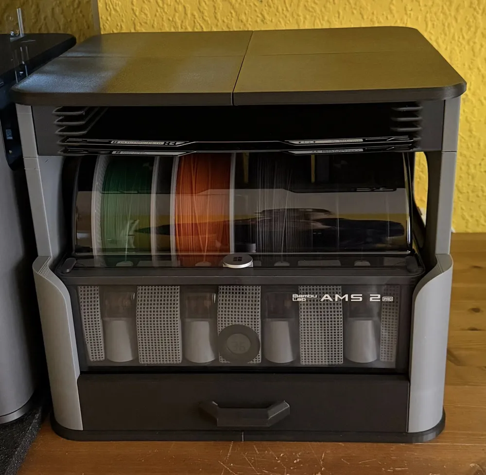 BambuLab AMS stackable Drawer with Plateholder - Free 3D Print Model ...