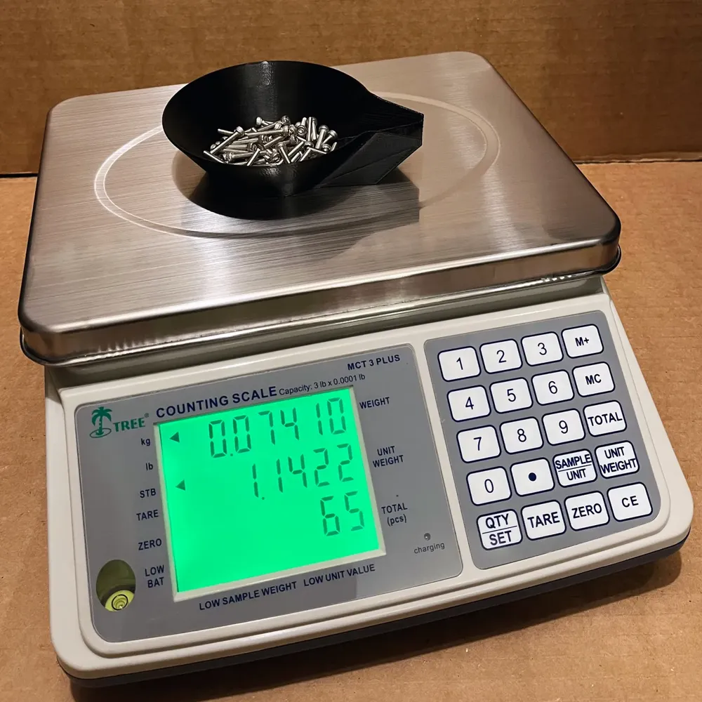 Weighing Scoop with Spout for Counting Scale by br1acc - MakerWorld