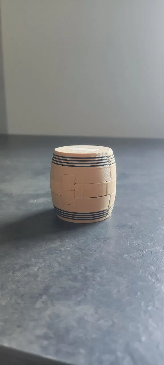 Barril Rompecabezas Chino – Puzzle 3D para ensamblar por Philippe ...