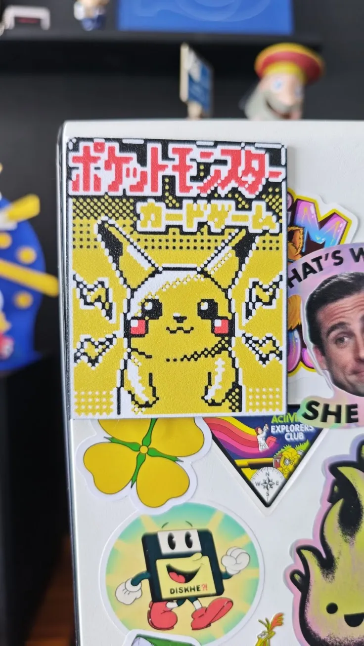 Magnet - Pikachu TCG Pokémon - Free 3D Print Model - MakerWorld