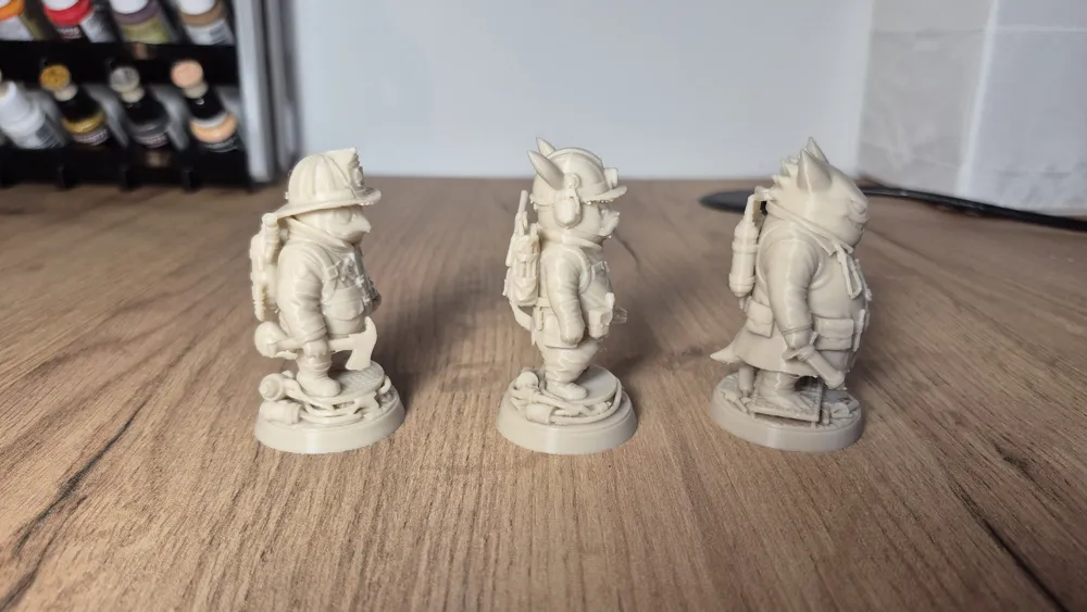 Pokemon at work - Pikachu, Squirtle and Gengar - Free 3D Print Model ...