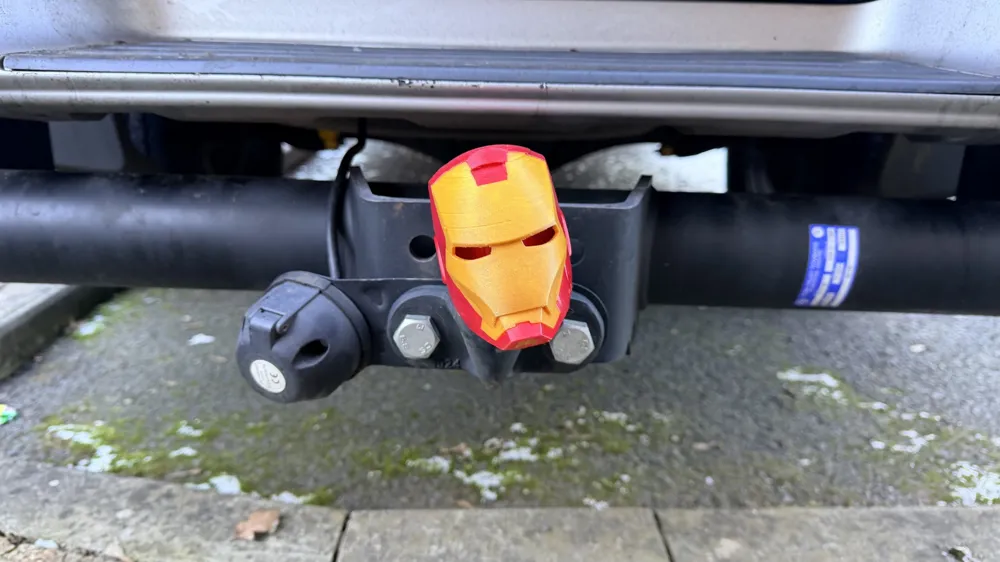 Iron Man Anhängerkupplungsabdeckung – Kostenloses 3D-Druckmodell ...