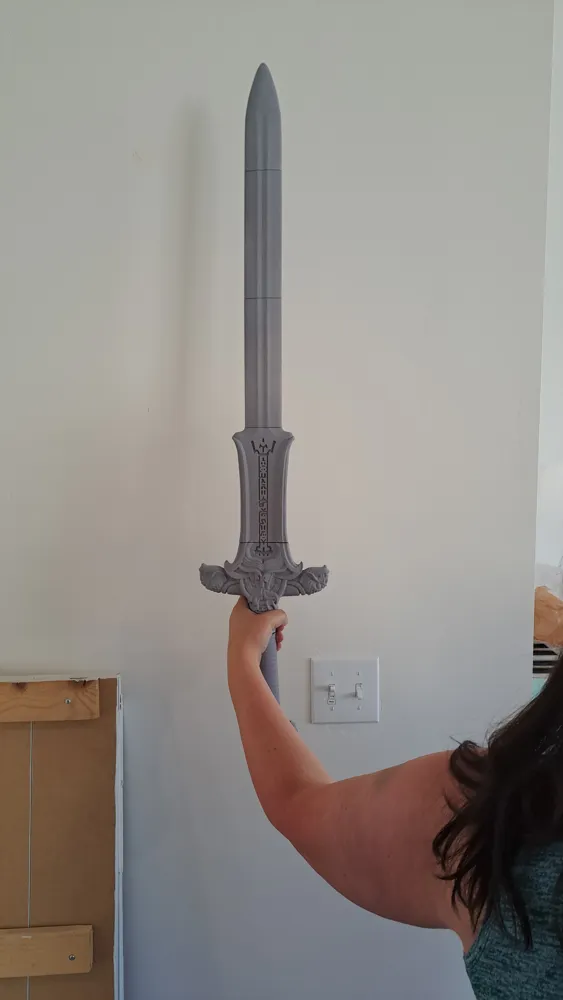 Conan's Atlantean Sword - Free 3D Print Model - MakerWorld