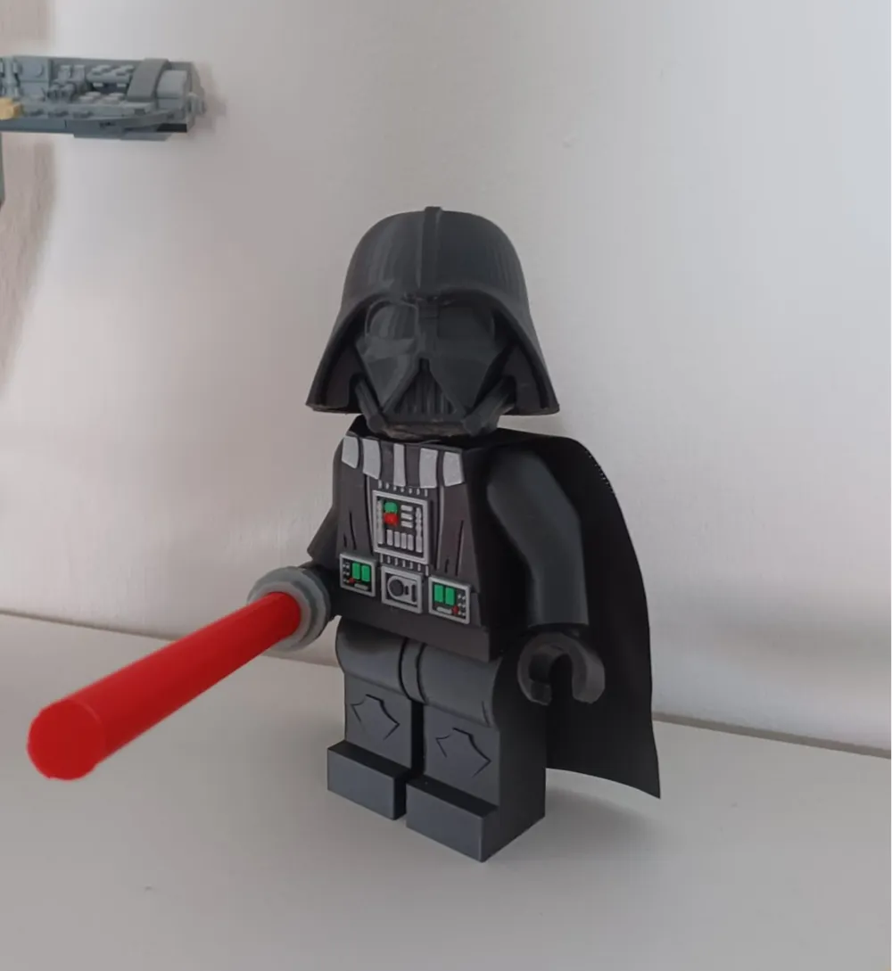 Darth Vader de ladrillos - Modelo de impresión 3D gratuito - MakerWorld