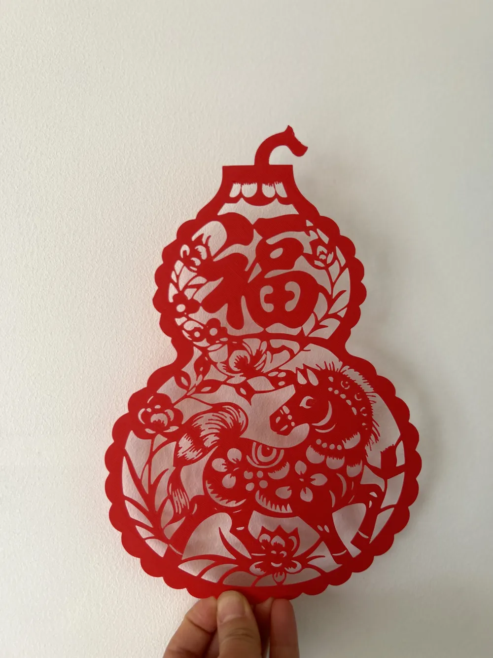 2026 Year of the Horse Paper-cut Window Decal - Free 3D Print Model ...