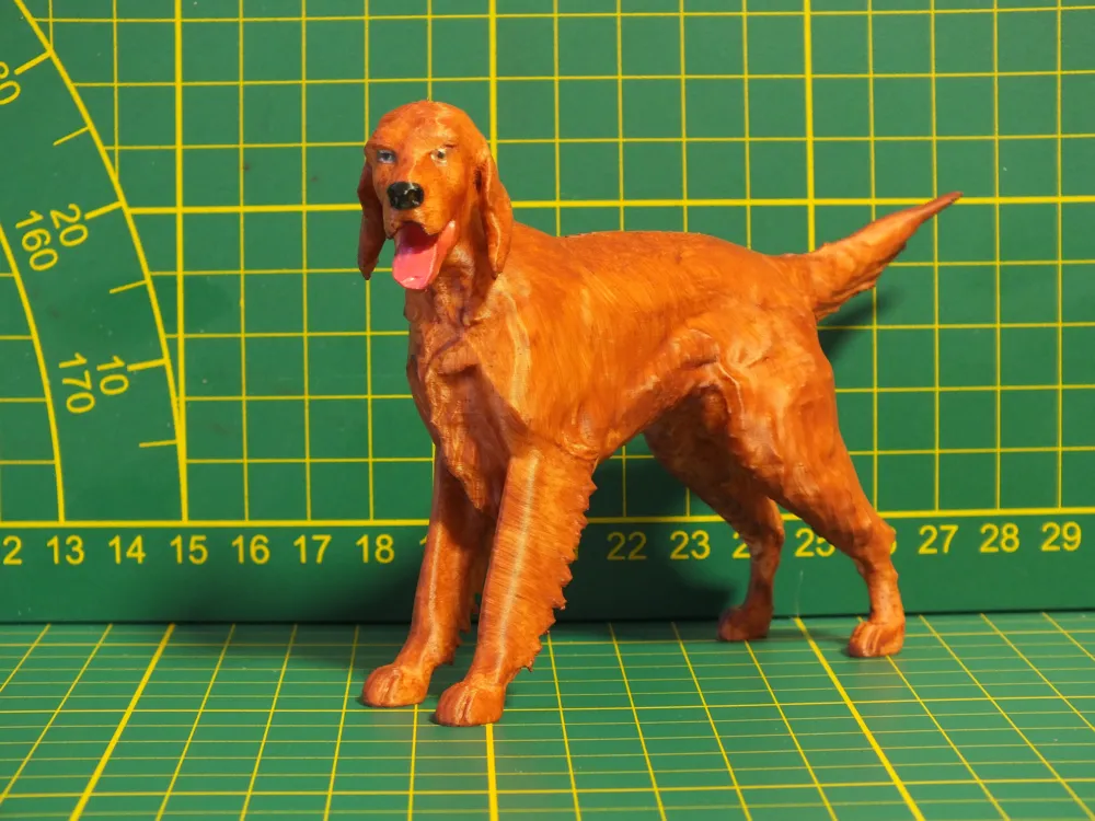 Irish Setter Red Setter Sotar Rua Standing - Free 3D Print Model ...