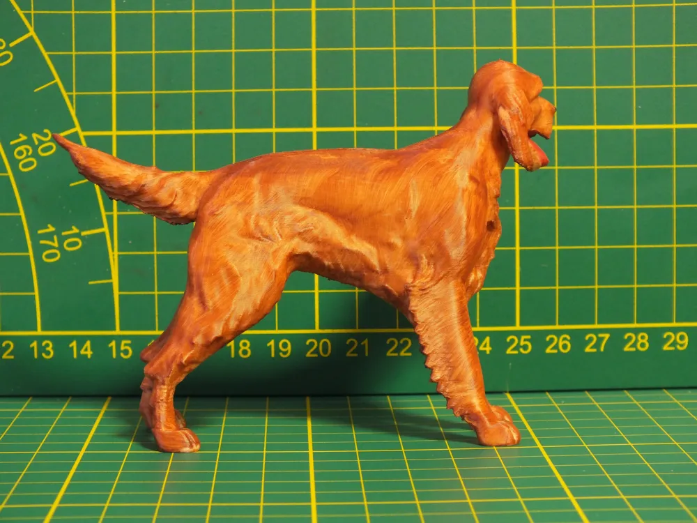 Irish Setter Red Setter Sotar Rua Standing - Free 3D Print Model ...