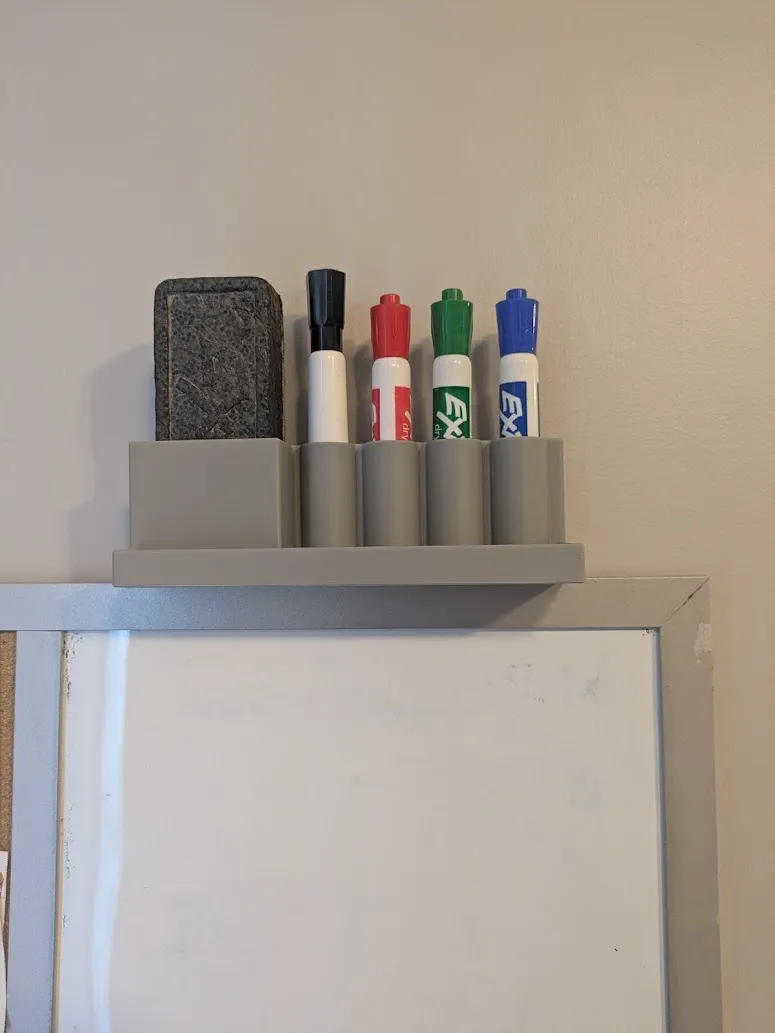 Dry erase marker holder x4 (Magnets) with tray by SNITS Printing ...