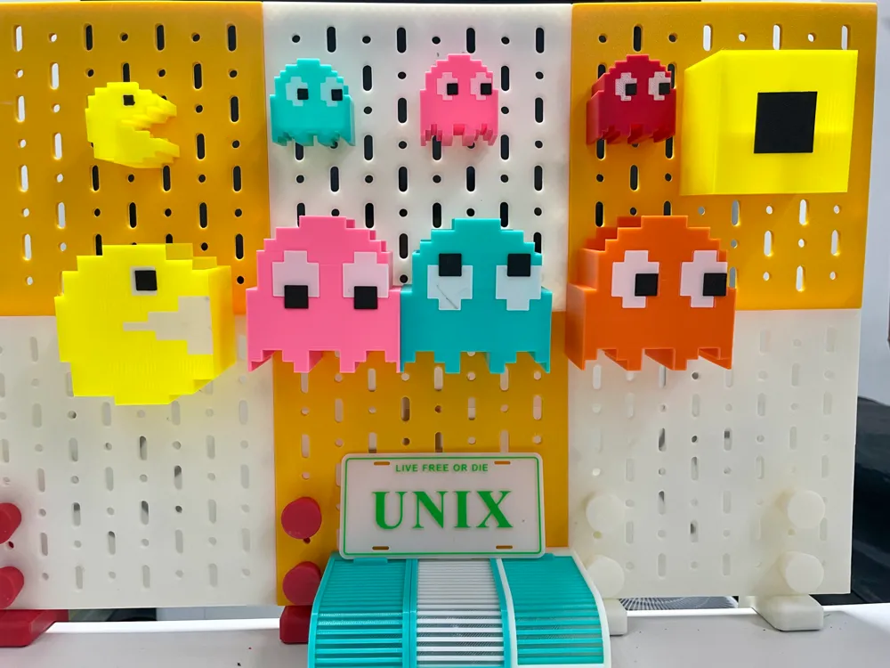 Skadis Compatible Pacman Style Box Organizer by neal.mi - MakerWorld