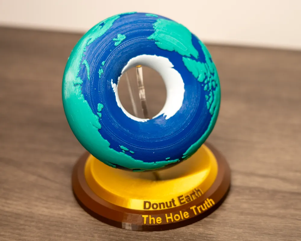 Donut Earth - The Hole Truth by altair3d - MakerWorld