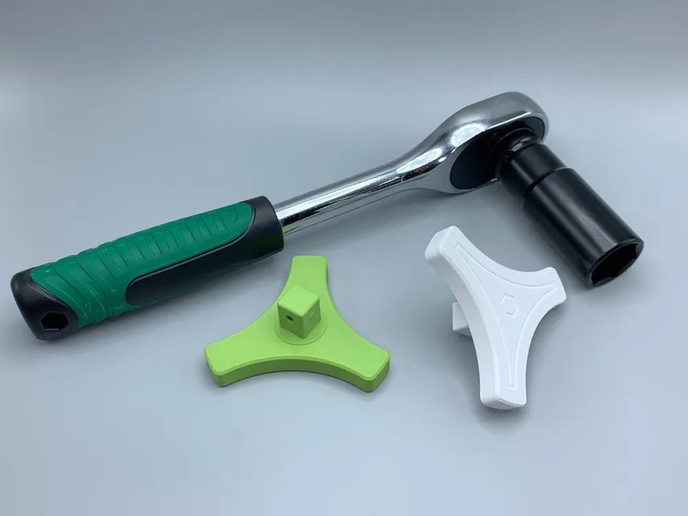 Hand-cranked Socket Wrench (Only 14g, 35min) by Ms MakerWorld: Download ...