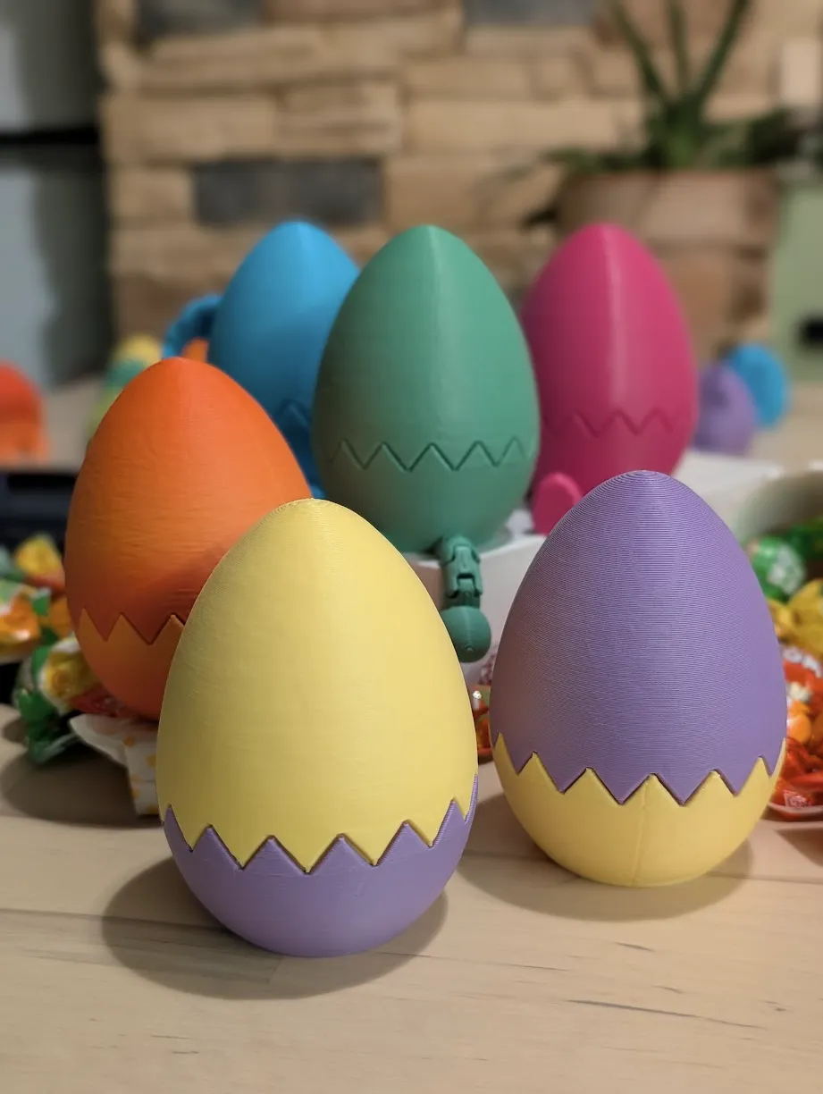 Easter Surprise Eggs for Kinder Treasure Hunts! - Free 3D Print Model ...