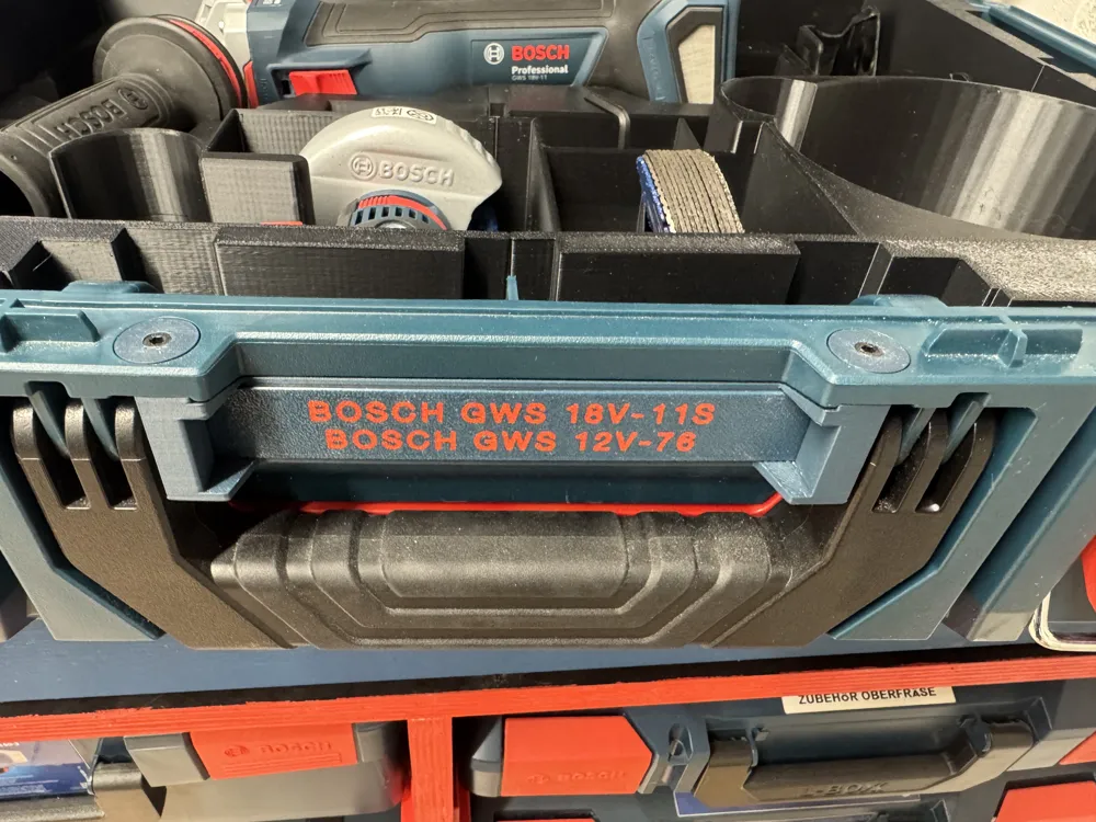Label holder for Contractor 170 "SLIM" Boxx - Free 3D Print Model ...