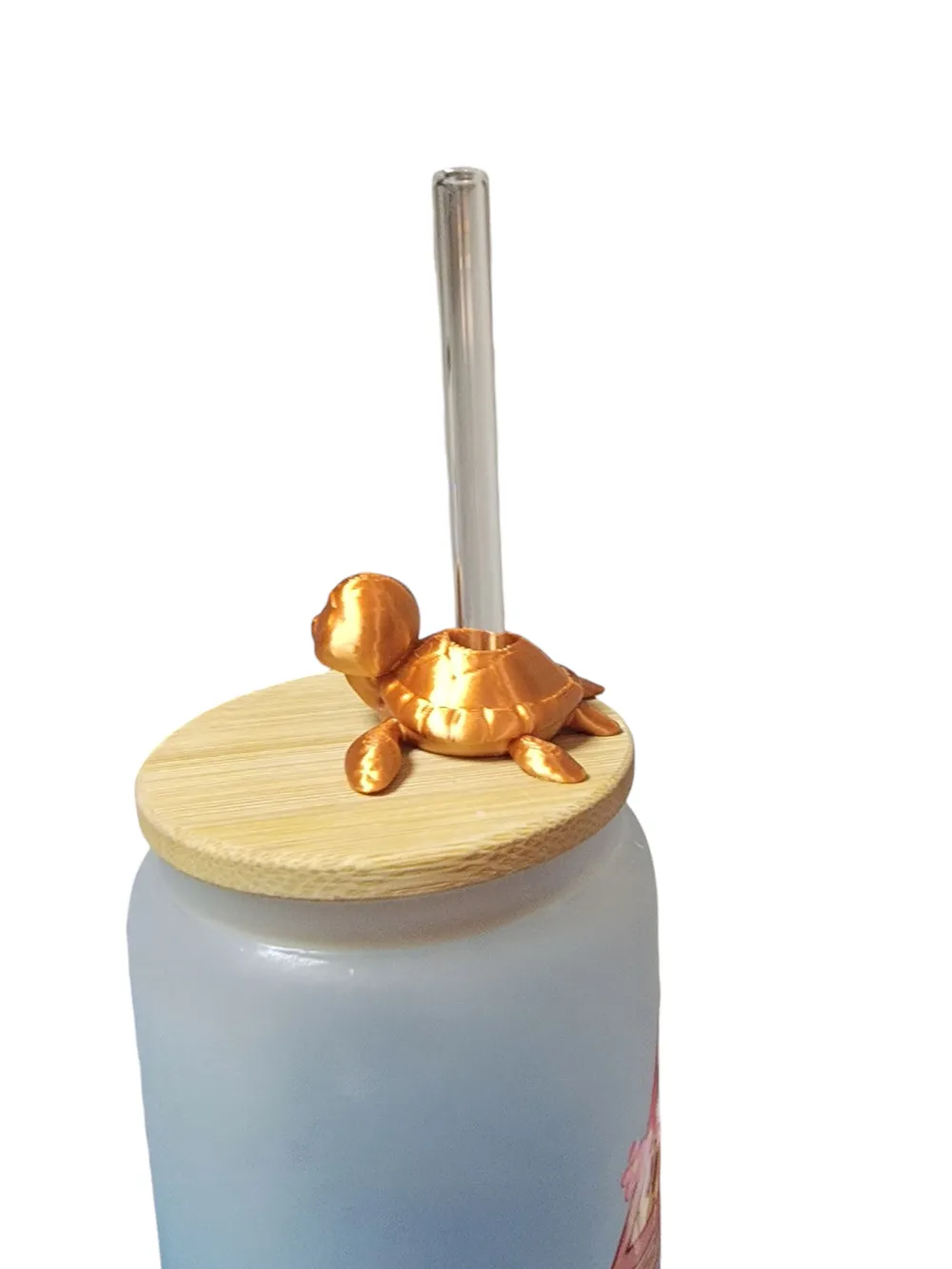 Cute Sea Turtle Straw Topper - Fits Stanley Straw by Click Print ...