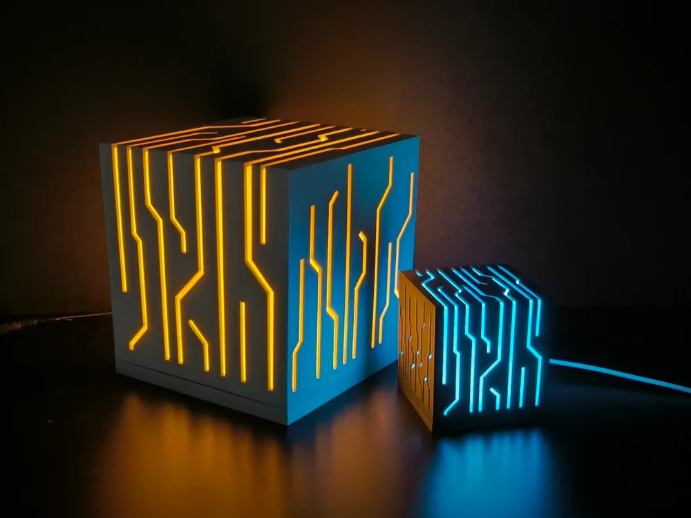 Cube Lamp by Sevro MakerWorld: Download Free 3D Models