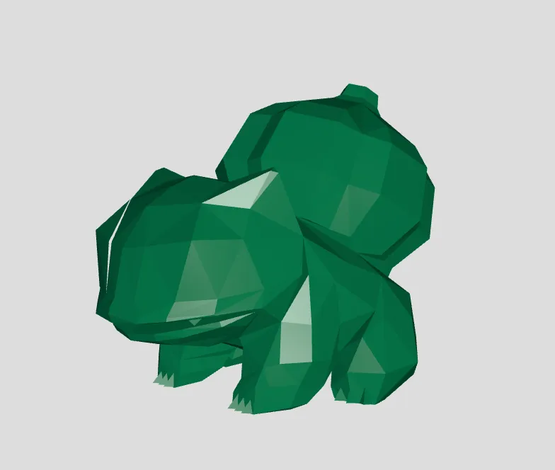 Low Poly Bulbasaur by ToysByThomas - MakerWorld
