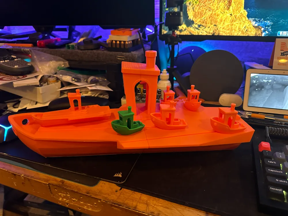 Nimitz Class Benchy Launching Benchies Remixed by fusion94 - MakerWorld
