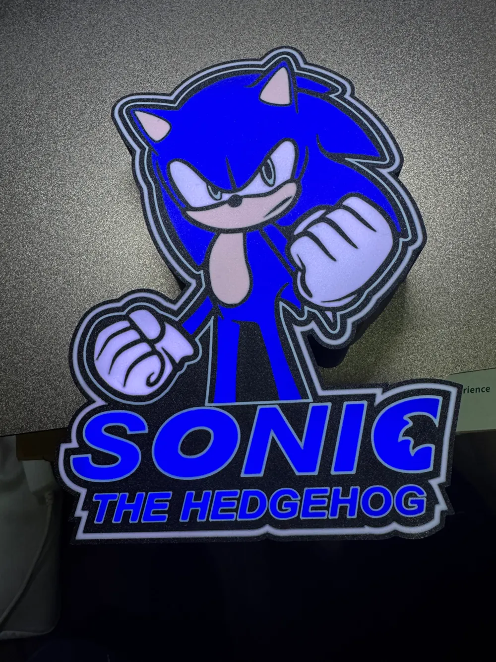 sonic the hedgehog lightbox by Vitormhs - MakerWorld