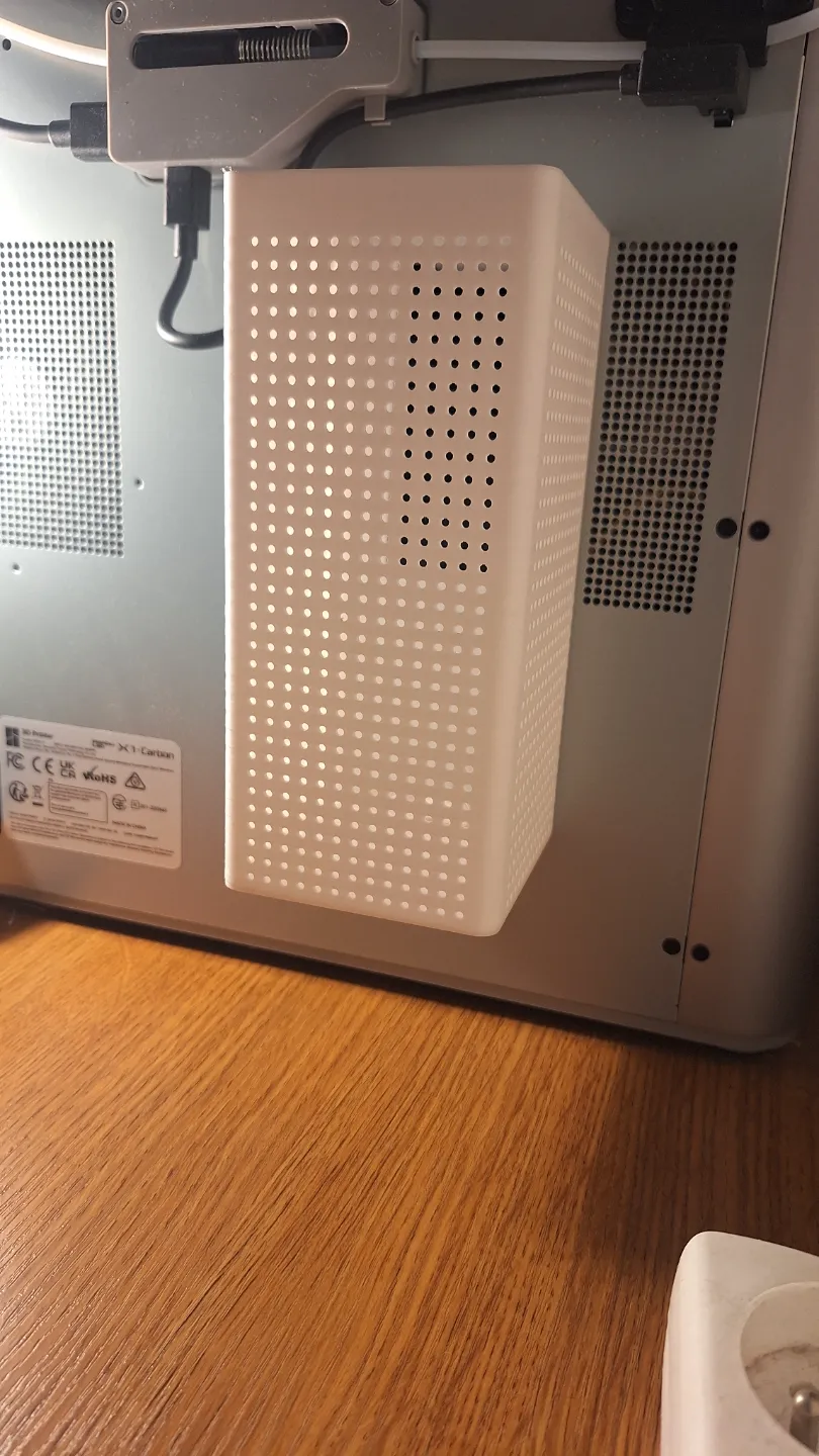 Poop bucket for X1/P1. Magnetless/screwless mount. - Free 3D Print ...
