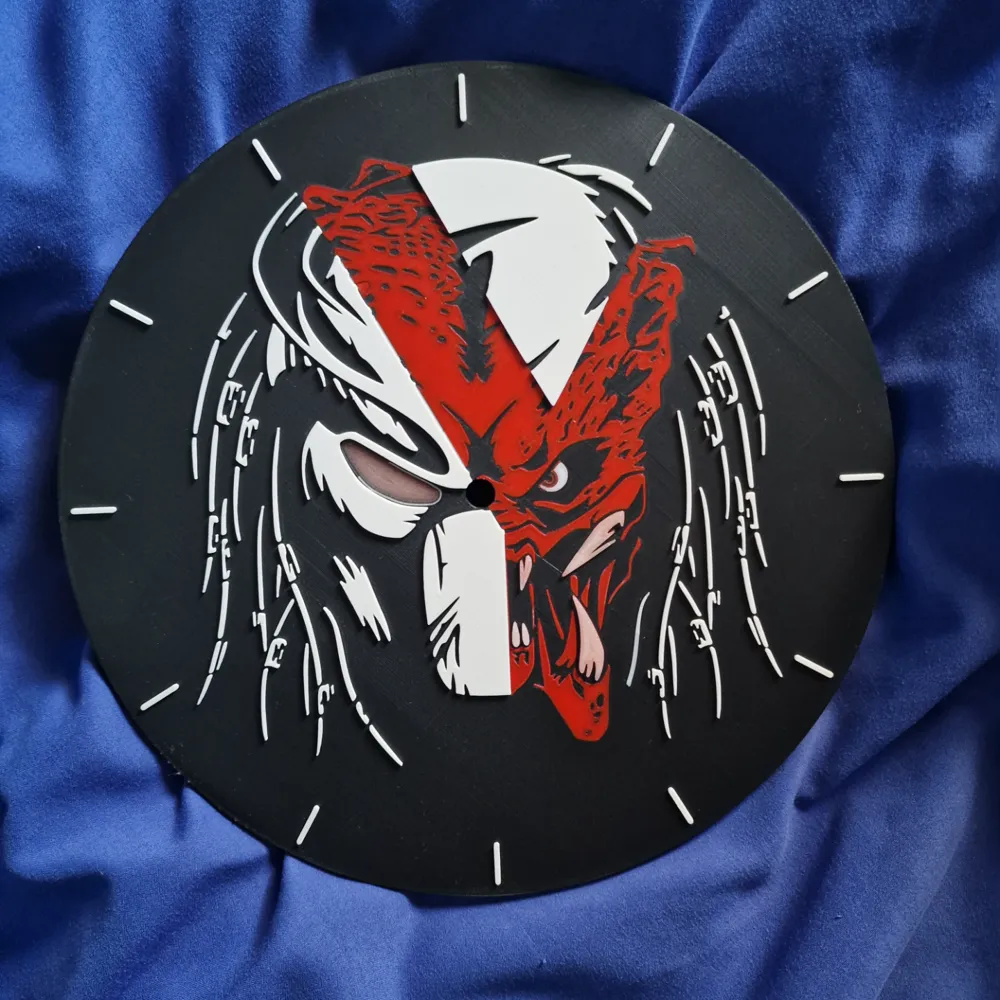 Predator Clock by adam0492 MakerWorld: Download Free 3D Models