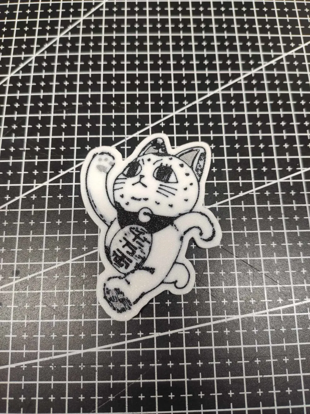 Dandadan Turbo Granny Cat keychain by Keroshi - MakerWorld