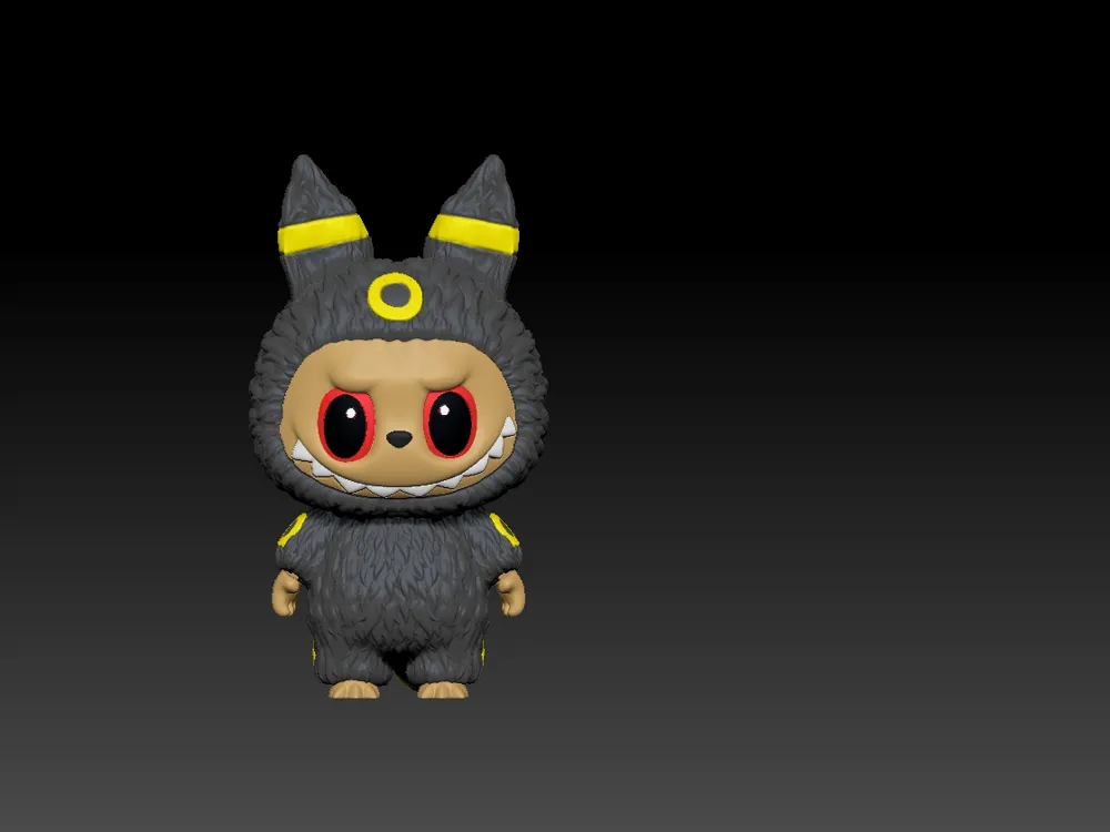Zimomo Umbreon(labubu) par Royal23 MakerWorld : Téléchargez des Modèles ...