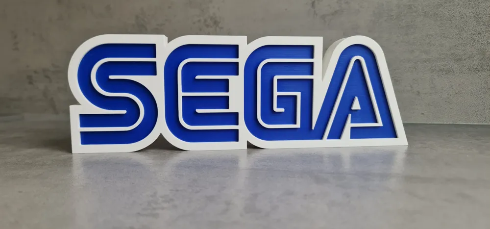 Sega Sign (inverted) - Free 3D Print Model - MakerWorld