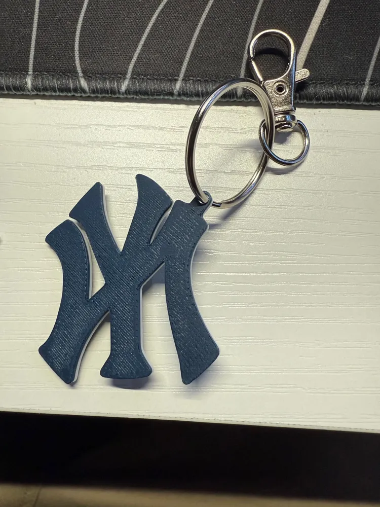 New York Yankees Keychain by oscars A1MakerWorld: Download Free 3D Models