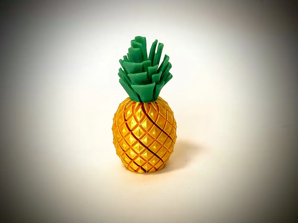 Wirbel-Fidget-Ananas – Kostenloses 3D-Druckmodell – MakerWorld