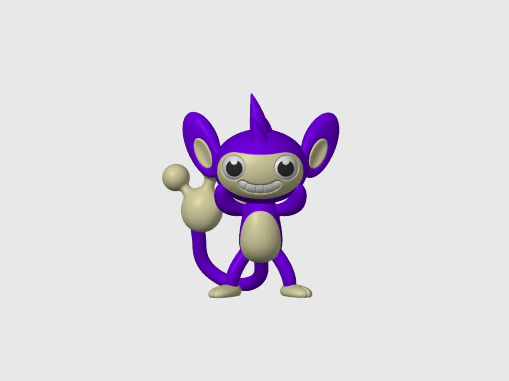 Aipom Multicolor - Free 3D Print Model - MakerWorld