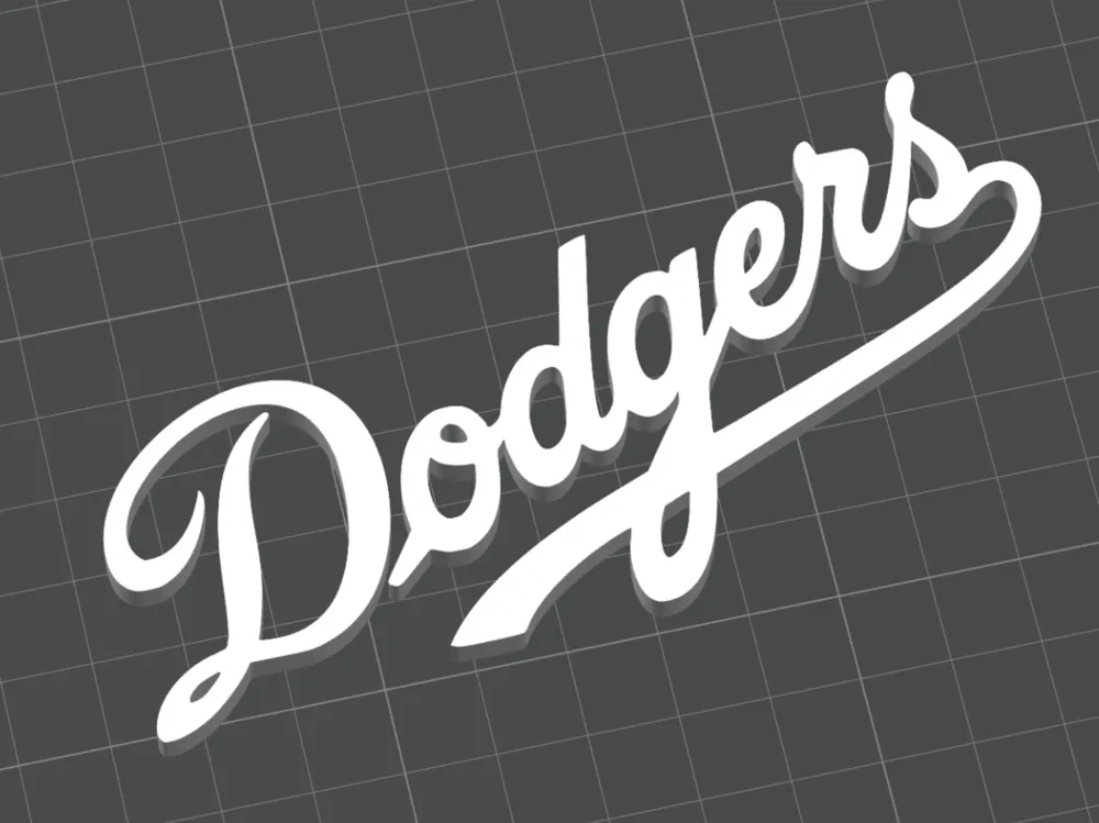 Los Angeles Dodgers MLB Baseball Logo by Solewave MakerWorld: Download ...