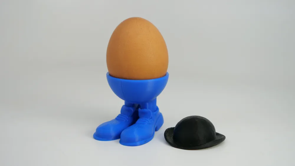 Mr. Egg Head Egg Cup - Free 3D Print Model - MakerWorld