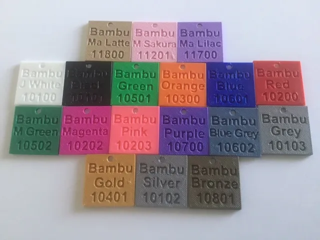 Orange Bambu Colour Swatch 10300 by DaisyChain - MakerWorld