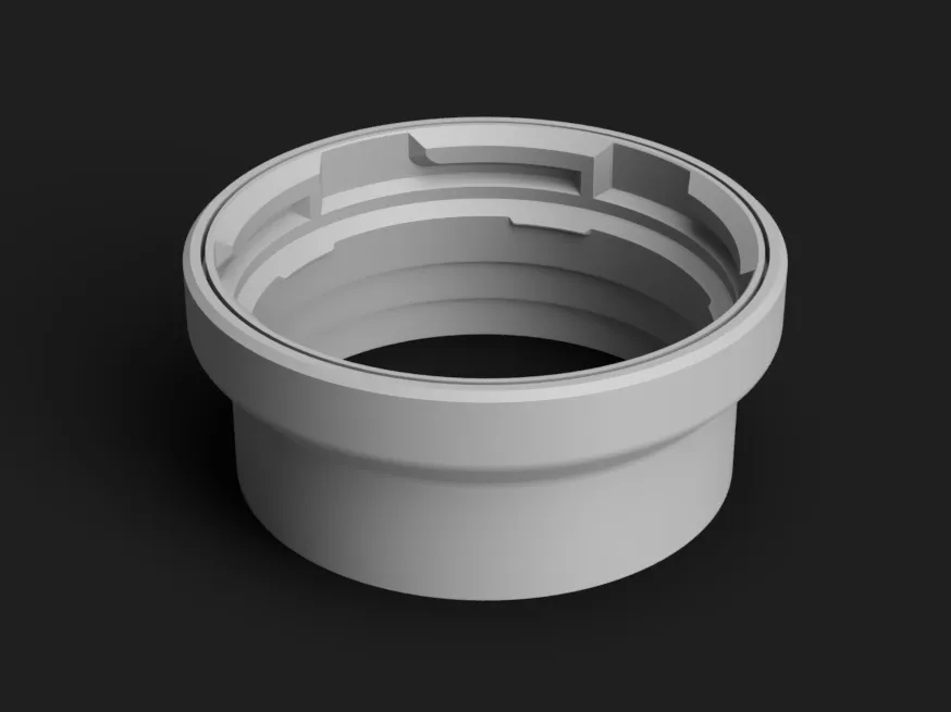 ModulAir L - 100mm (4") Inline Fan & Pipe Adapter - Free 3D Print Model ...