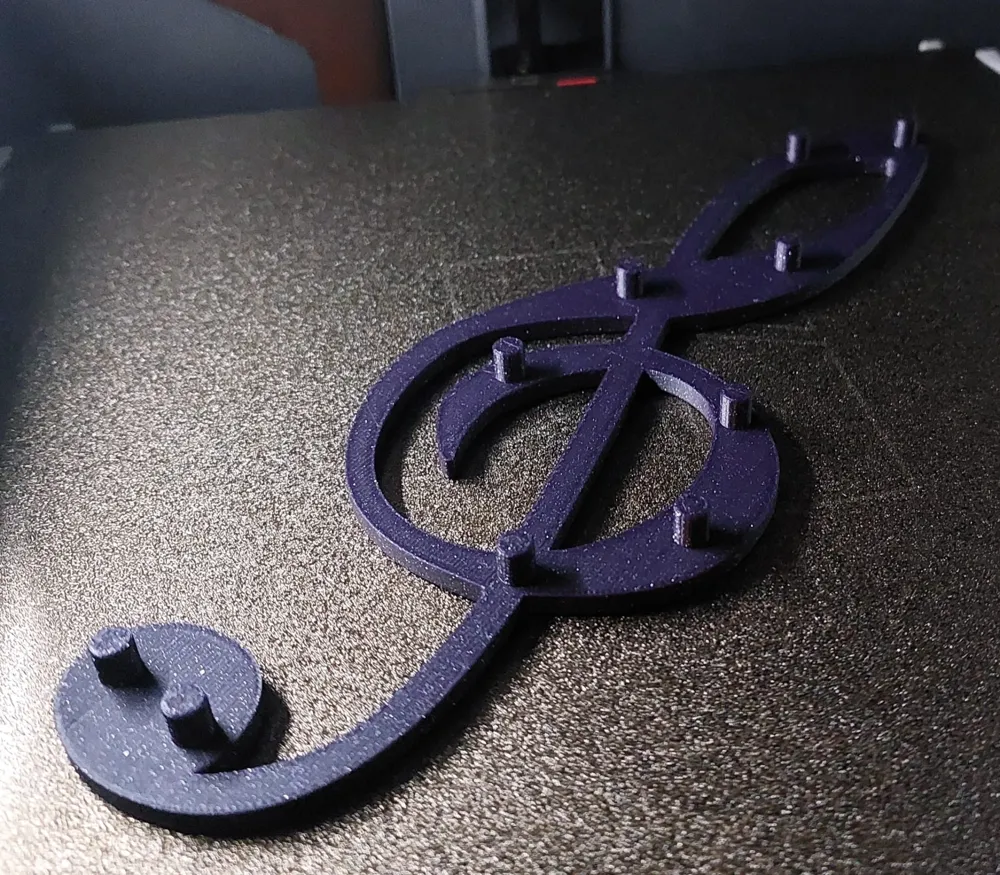 Modular Headphone Stand Treble Clef - Free 3D Print Model - MakerWorld