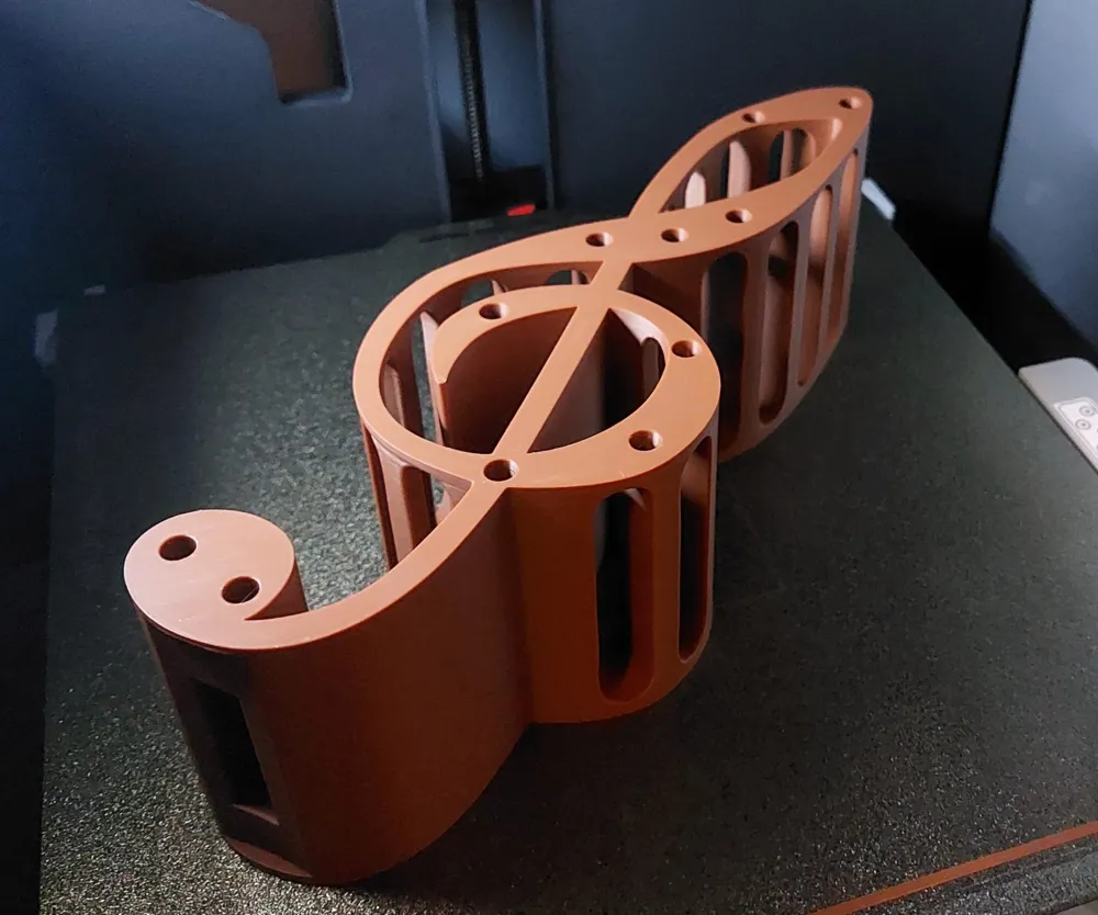 Modular Headphone Stand Treble Clef - Free 3D Print Model - MakerWorld