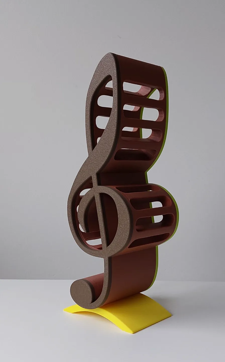 Modular Headphone Stand Treble Clef - Free 3D Print Model - MakerWorld