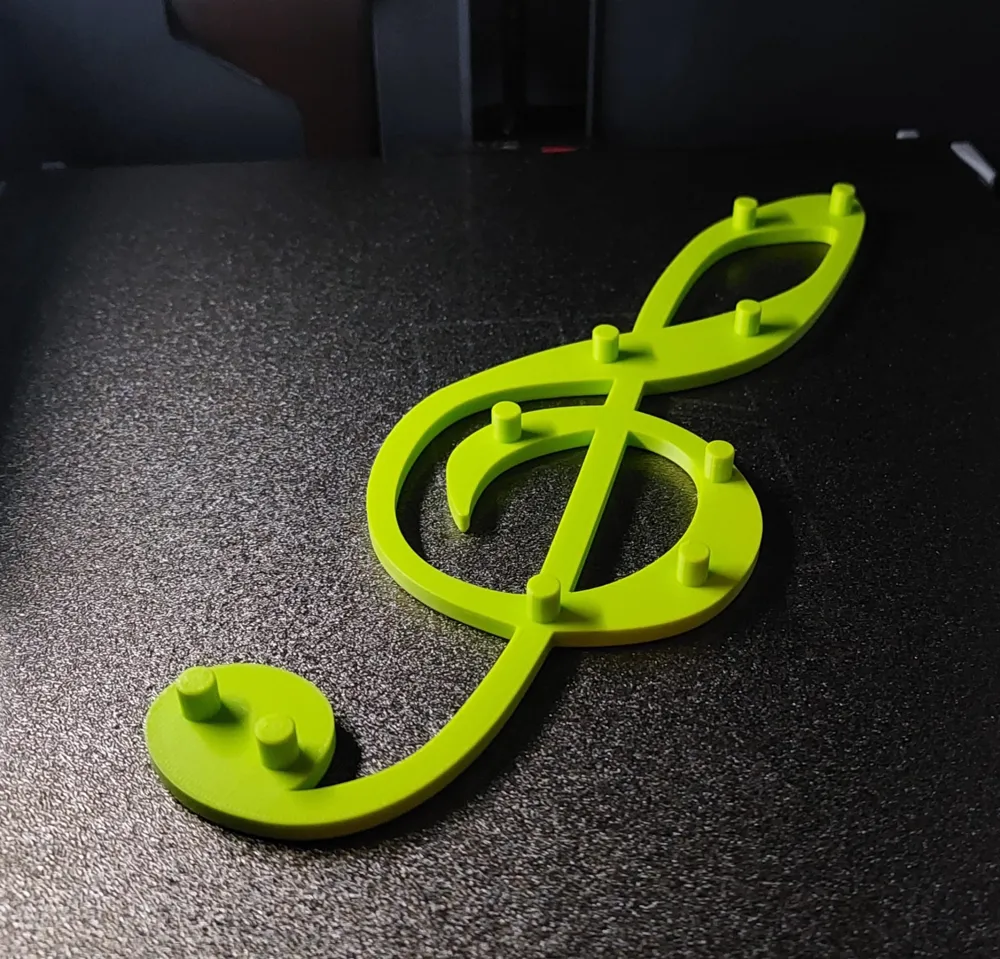 Modular Headphone Stand Treble Clef - Free 3D Print Model - MakerWorld