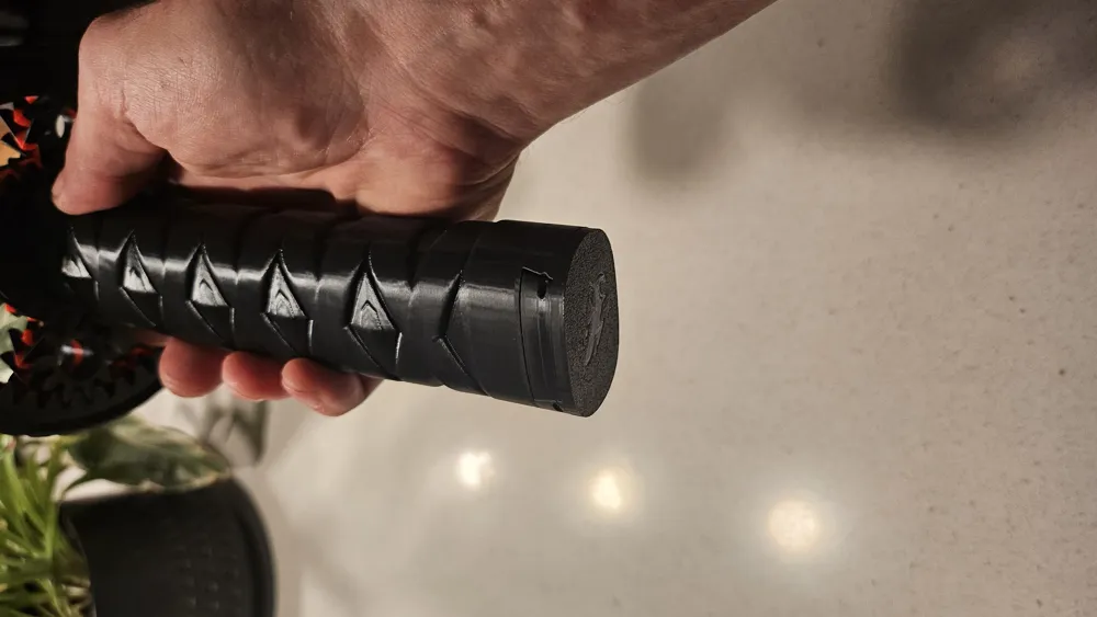 NO AMS Collapsible Samurai Sword and spinner guard by BluePrint3d ...