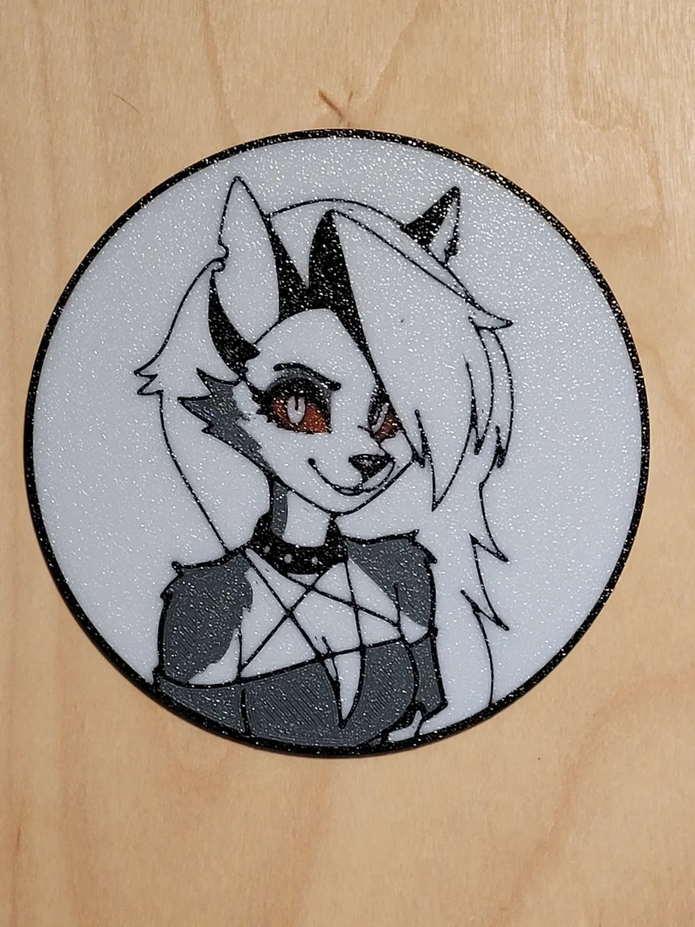 Loona Coaster (Helluva Boss) by Atii757 - MakerWorld