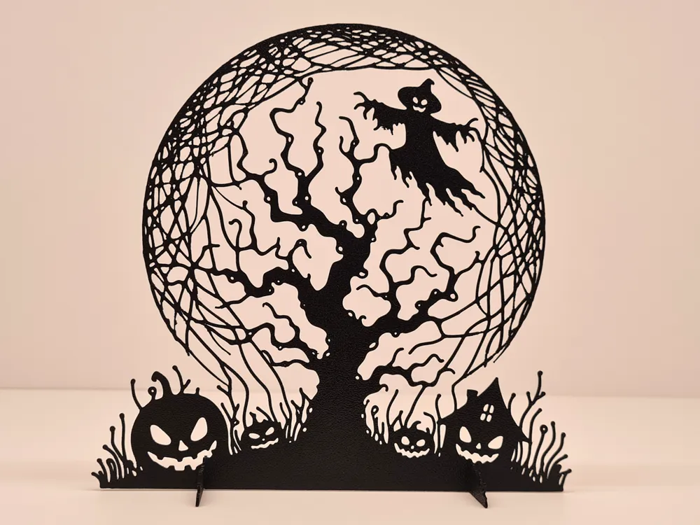Halloween Gnarly Tree Wall Art by ErcuMaglor - MakerWorld