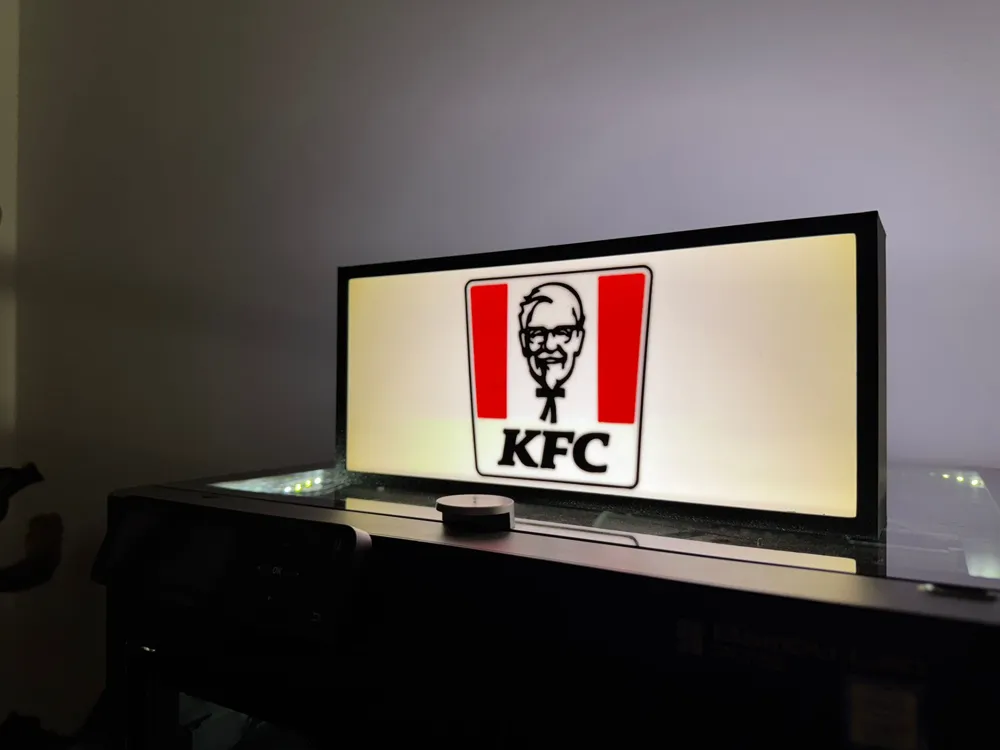 LumiBox - FastFood Face - Free 3D Print Model - MakerWorld