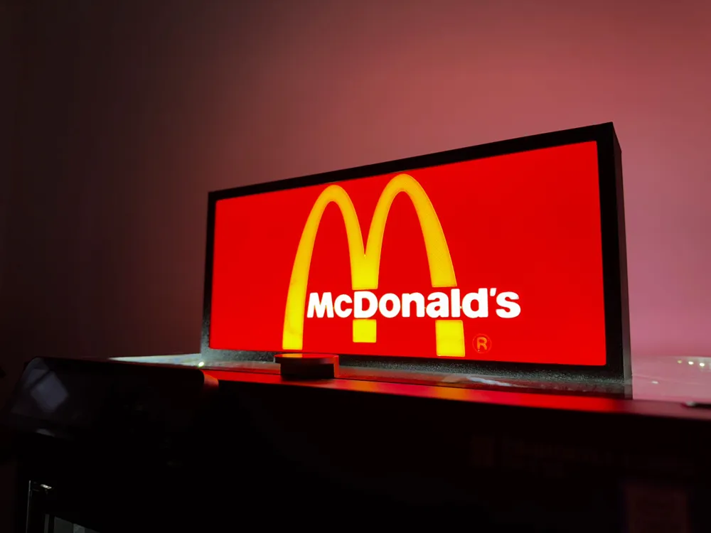 LumiBox - FastFood Face - Free 3D Print Model - MakerWorld