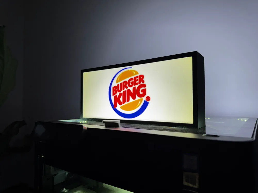 LumiBox - FastFood Face - Free 3D Print Model - MakerWorld