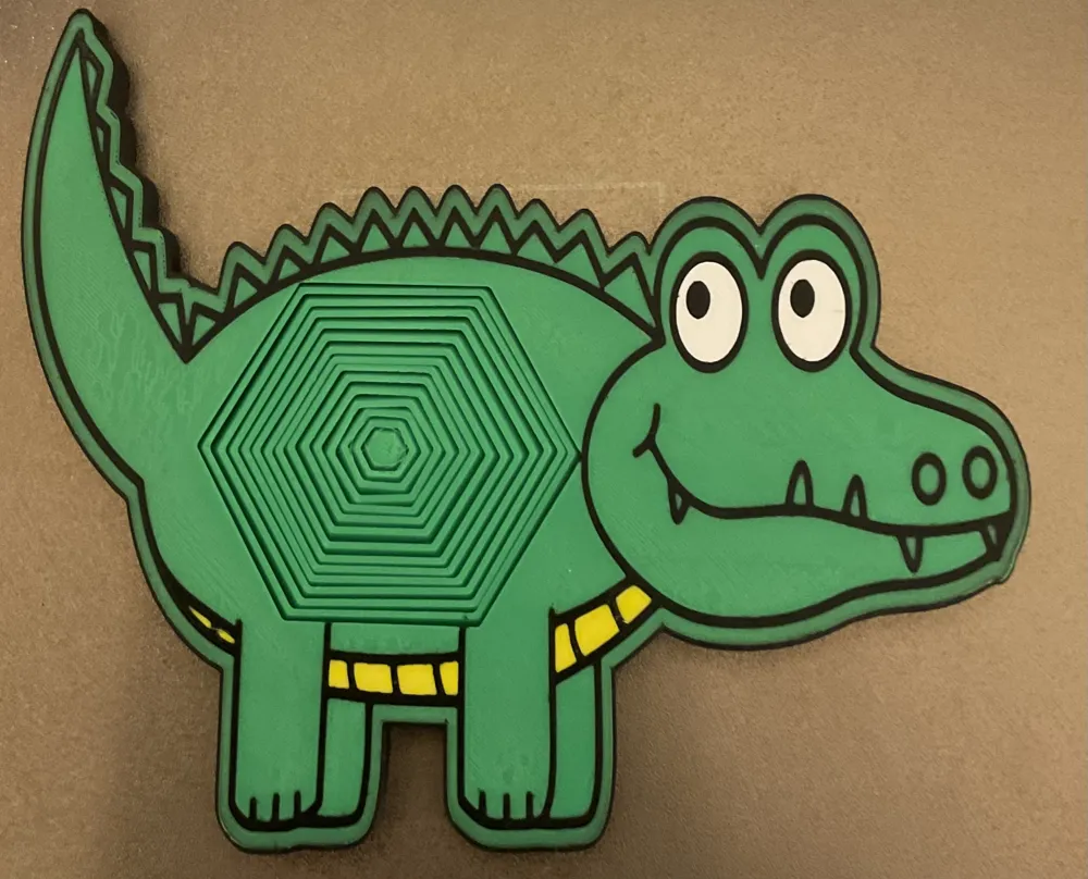 Alligator Fidget Toy - Free 3D Print Model - MakerWorld