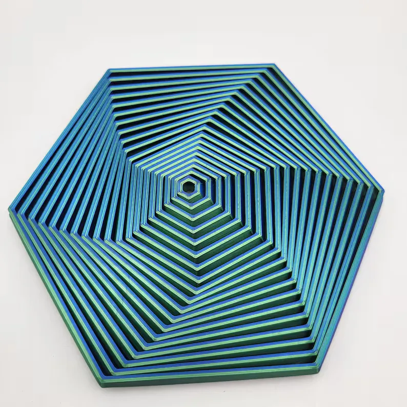 Hexagon fidget - PETG Optimised by Lucas MakerWorld: Download Free 3D Models