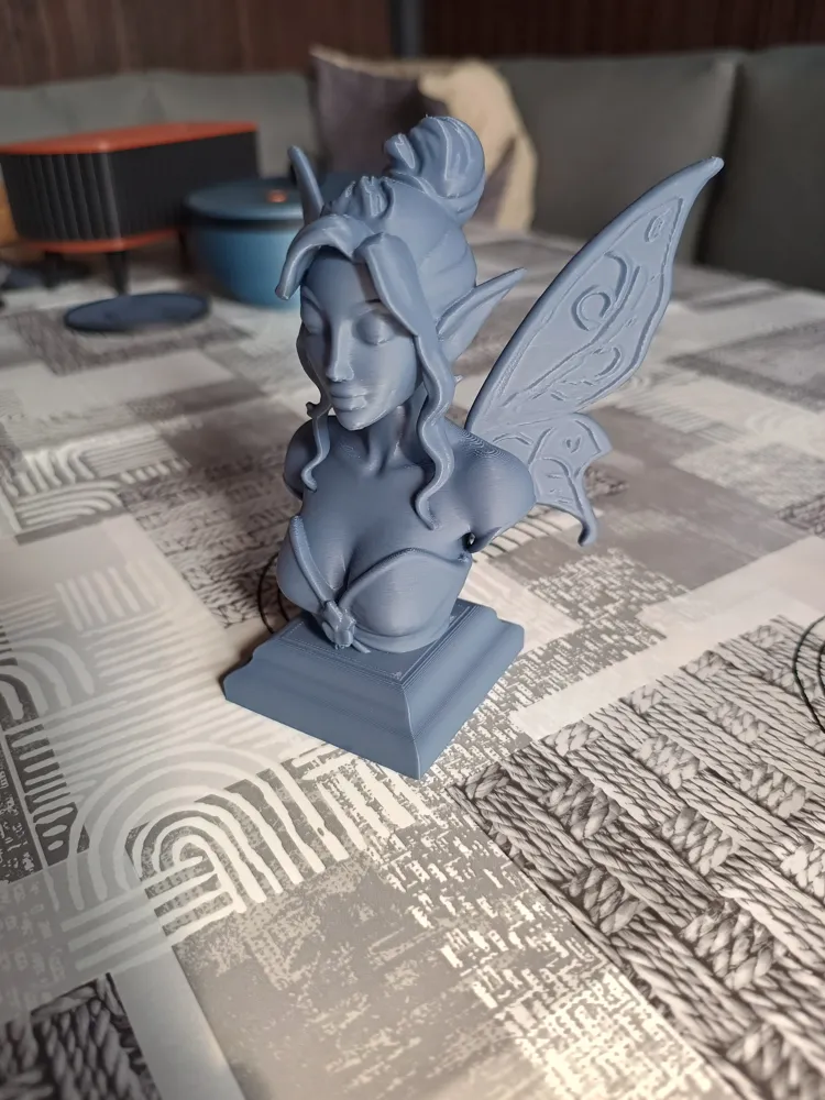 Fee Elfe Statue Bust by 3D Dekoration MakerWorld: Download Free 3D Models