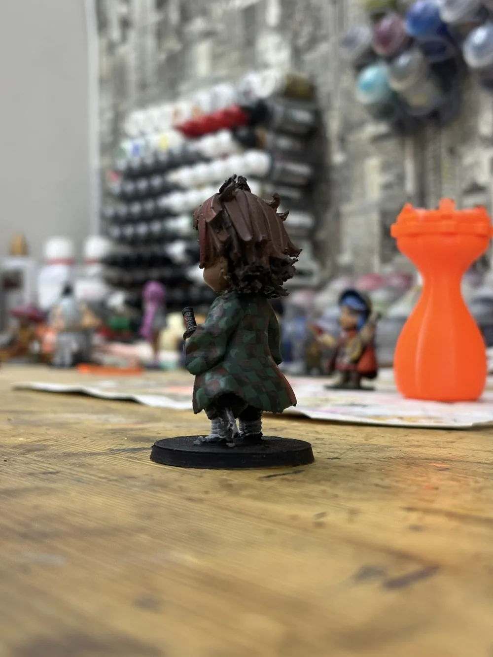 Chibi Demon Slayer - Tanjiro Kamado Miniature - Free 3D Print Model ...