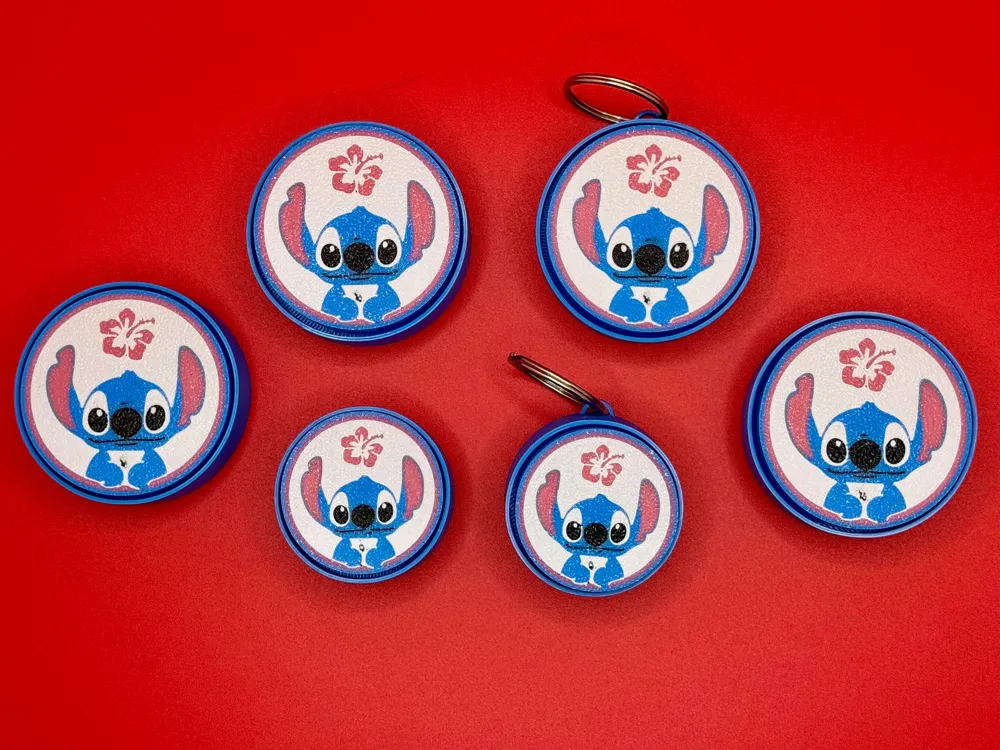 Dispositivo de clic para aliviar el estrés con diseño de Stitch por ...