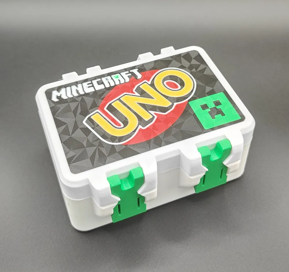 Uno Card Box Minecraft - SnapLock - Free 3D Print Model - MakerWorld